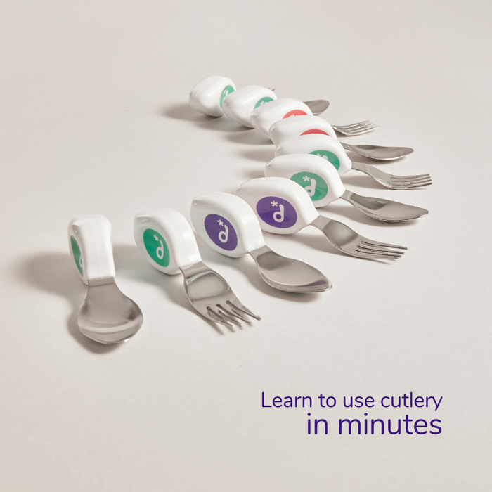 doddl™ Kids' Ergonomic Cutlery - Easy To Use & Dishwasher Safe